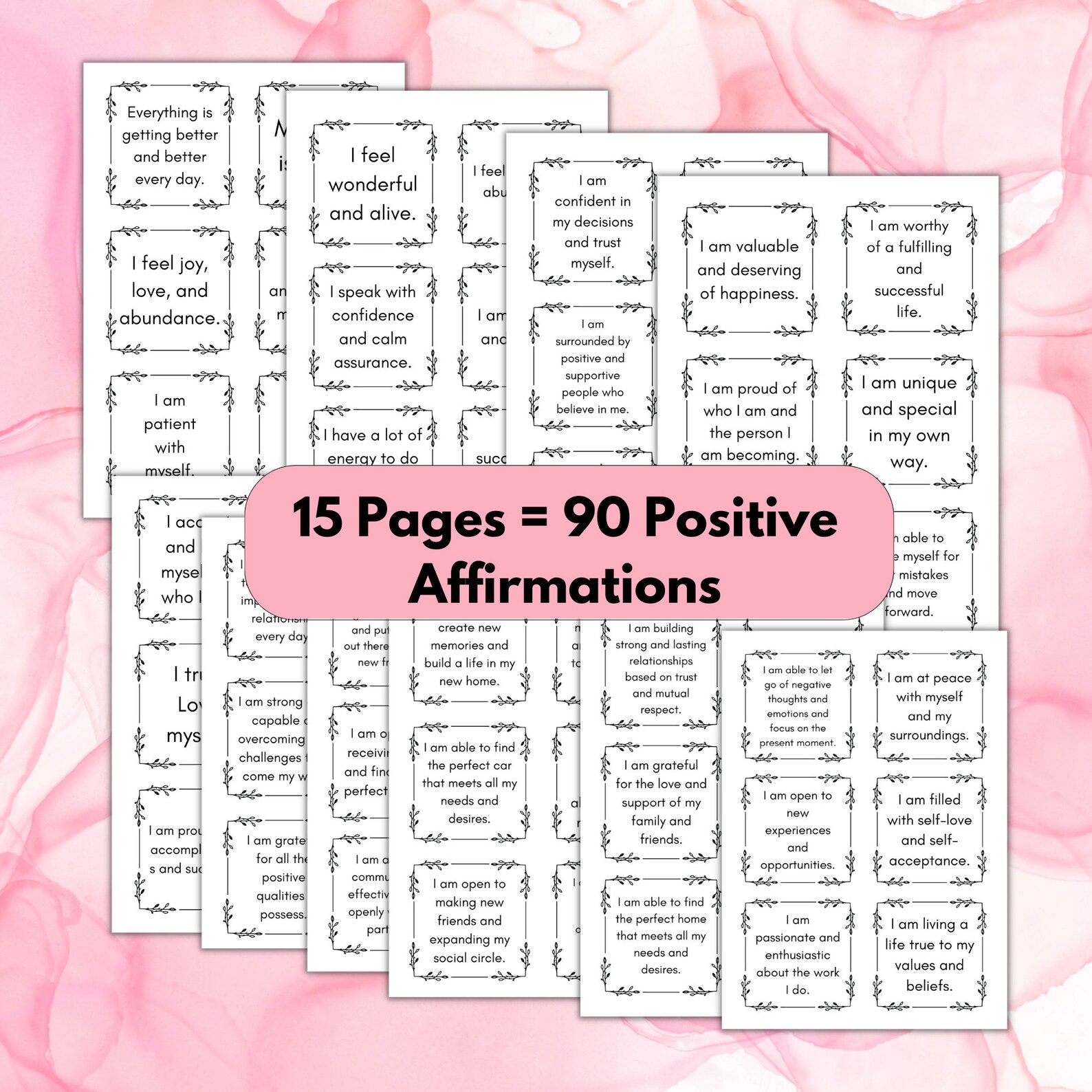 Vision Board Kit, Printable Mood Board for Achieving Your Dream Life ...