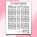 20 Dollar Savings Challenge Printable, Mini Savings Tracker, 50 Day ...