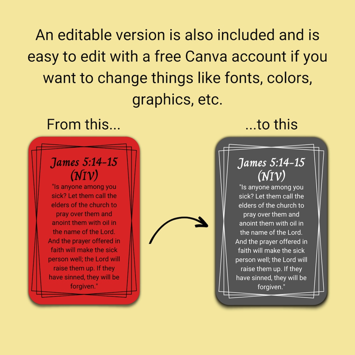 Printable Healing Bible Verse Cards, Bible Study Tools, Memory Verse ...