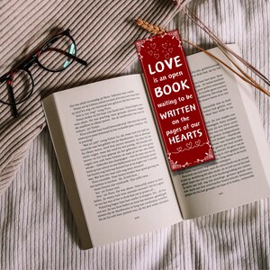 Printable Romance Reader Bookmark Set, Cute Bookish Bookmarks, Gift for ...