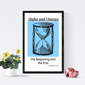 Printable Names of God Alpha and Omega Wall Art, Names of Jesus Christ ...
