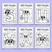 Printable Alphabet Coloring Puzzle Worksheets, Preschool Printables for ...