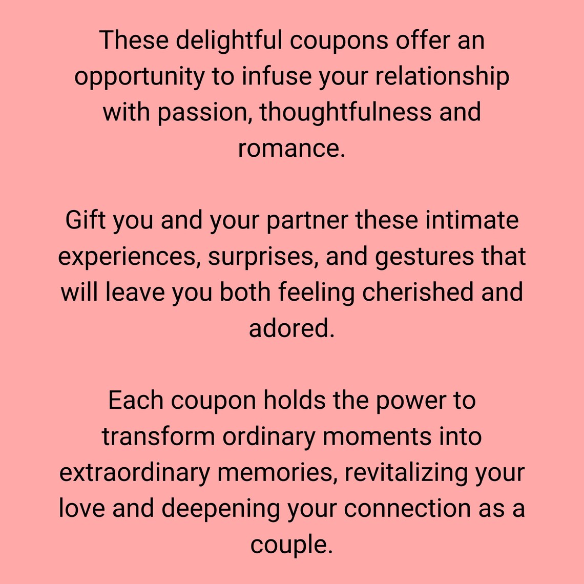 100 Printable Love Coupons for Him and Her, Couple Coupons, Valentines ...