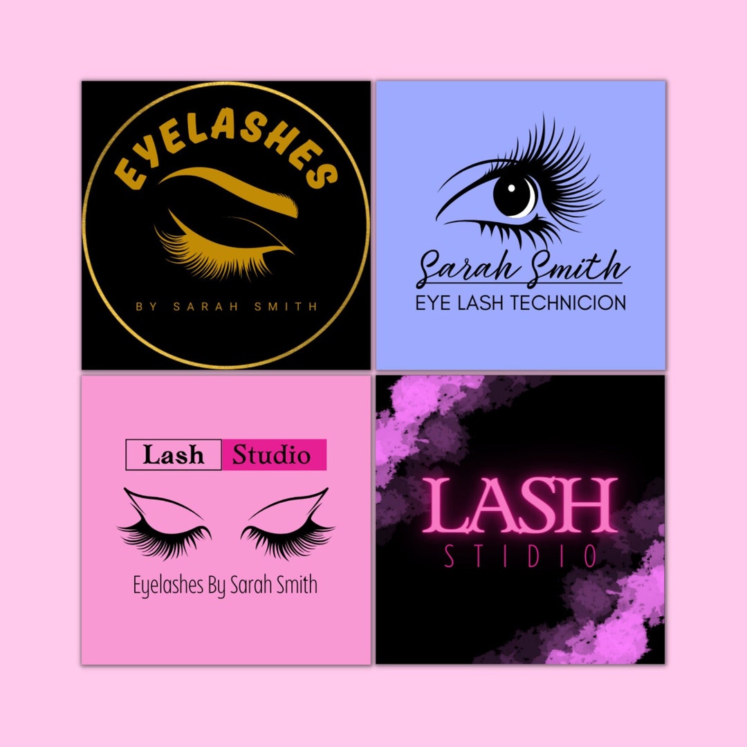 Premade Lash Tech Logo, Professional Business Logo Canva Template ...