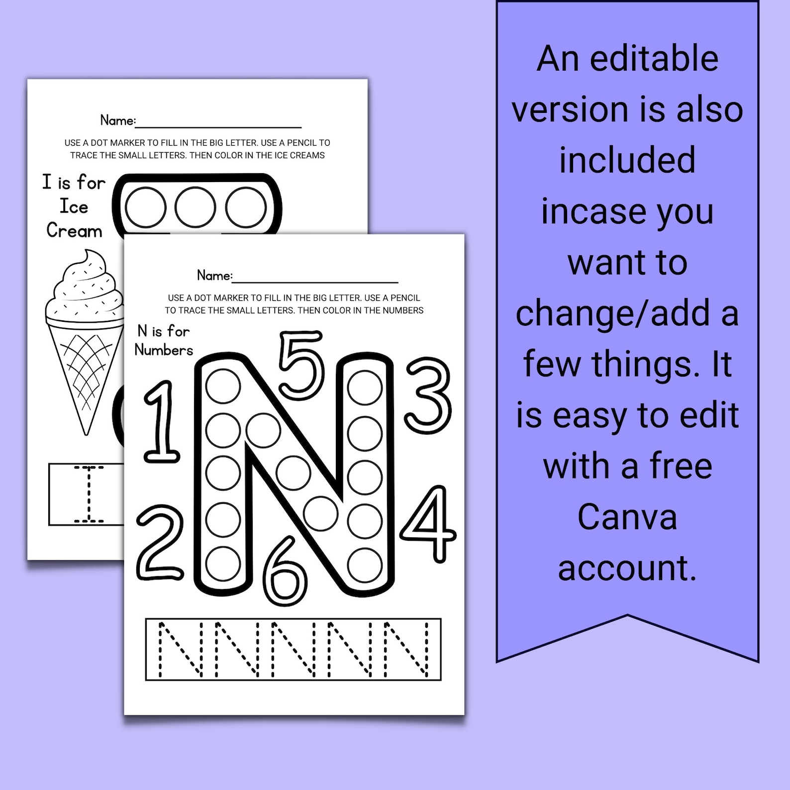 Printable Alphabet Dot Mat Worksheets, Preschool Printables ...