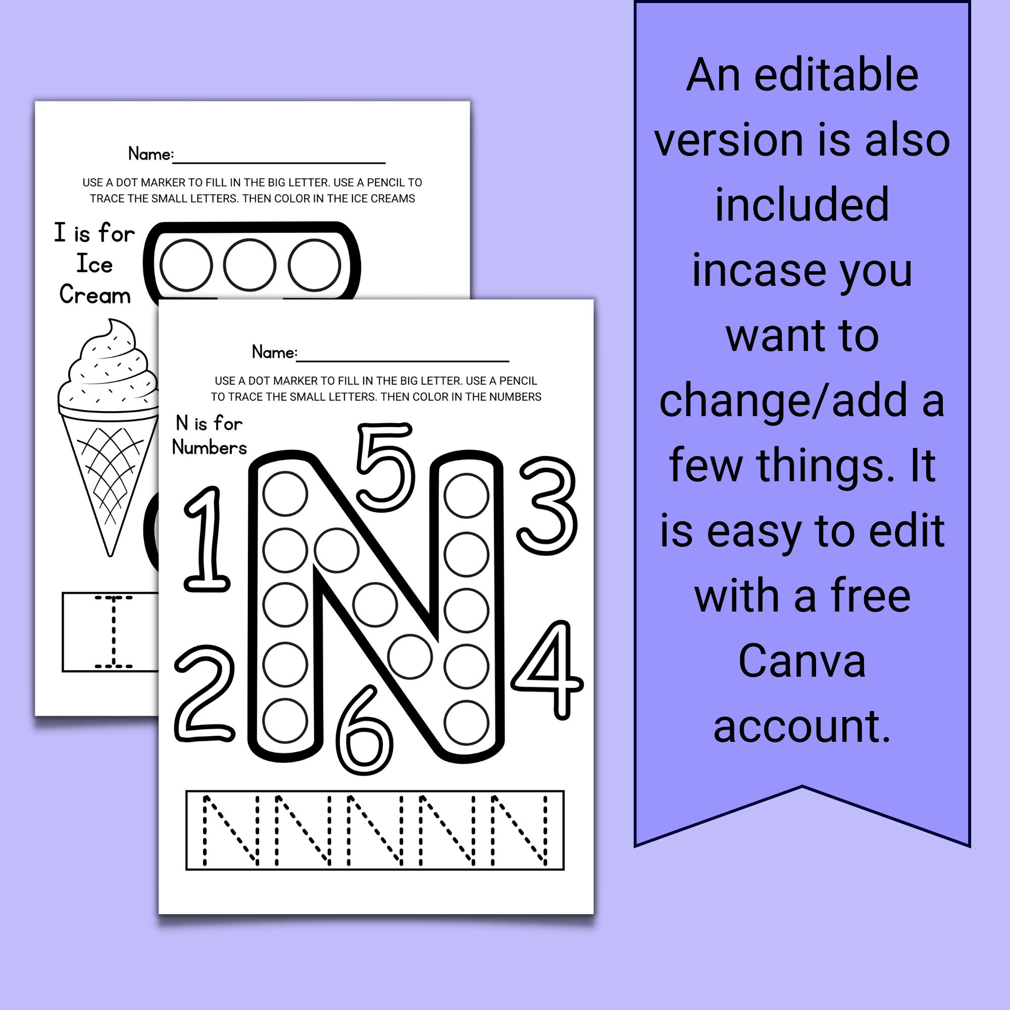 Printable Alphabet Dot Mat Worksheets, Preschool Printables ...