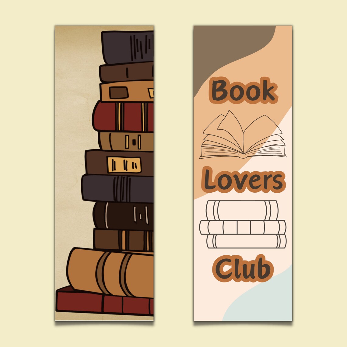 Printable Bookmark Set, Cute Bookish Bookmarks, Gift for Book Lover ...
