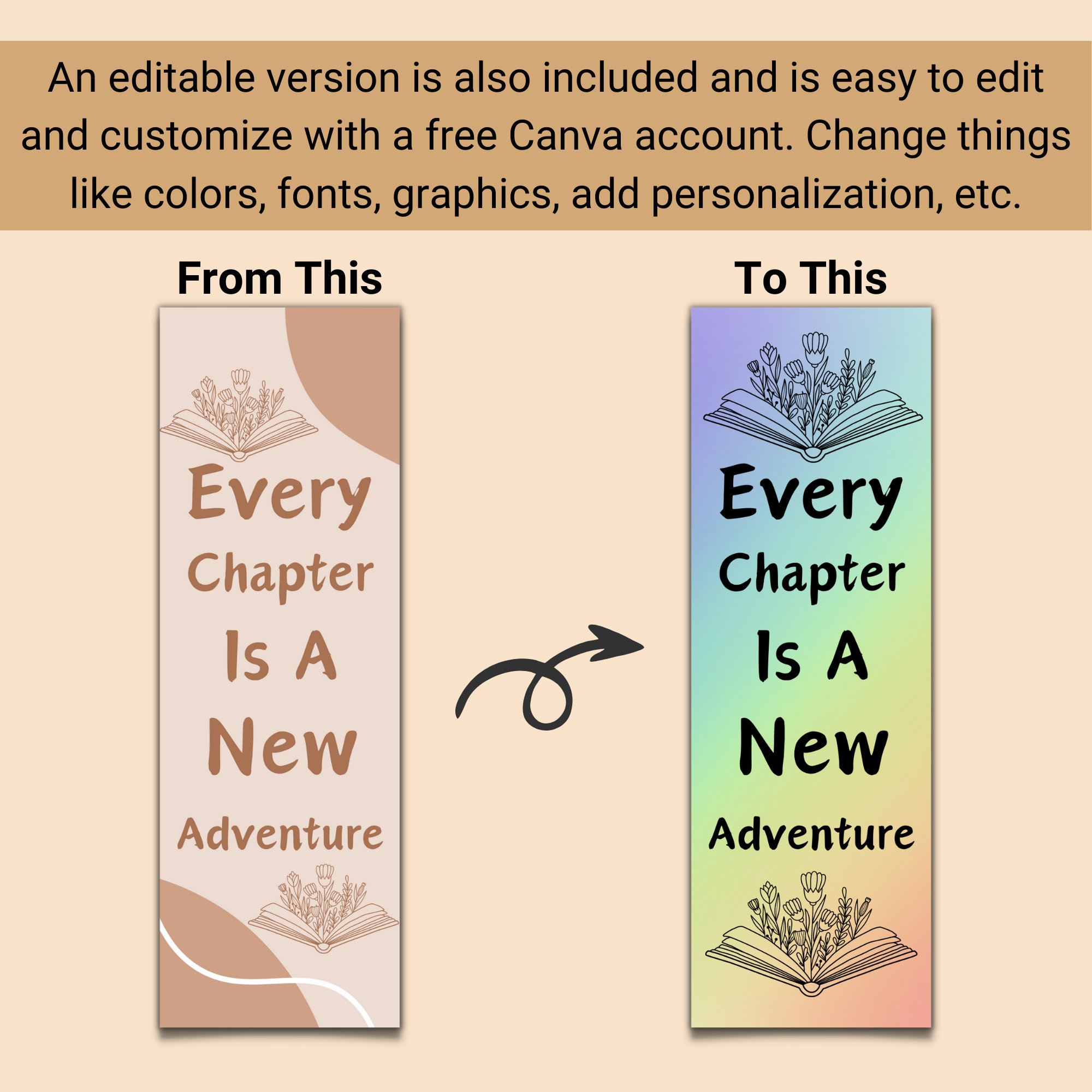 Printable Bookmark Set, Cute Bookish Bookmarks, Gift for Book Lover ...