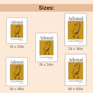 Printable Hebrew Names of God Adonai Wall Art, Names of Jesus Christ ...