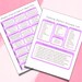 Weekly Calorie Deficit Meal Plan & Grocery List Printable, Shopping ...