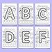 Printable Alphabet Dot Mat Worksheets, Preschool Printables ...
