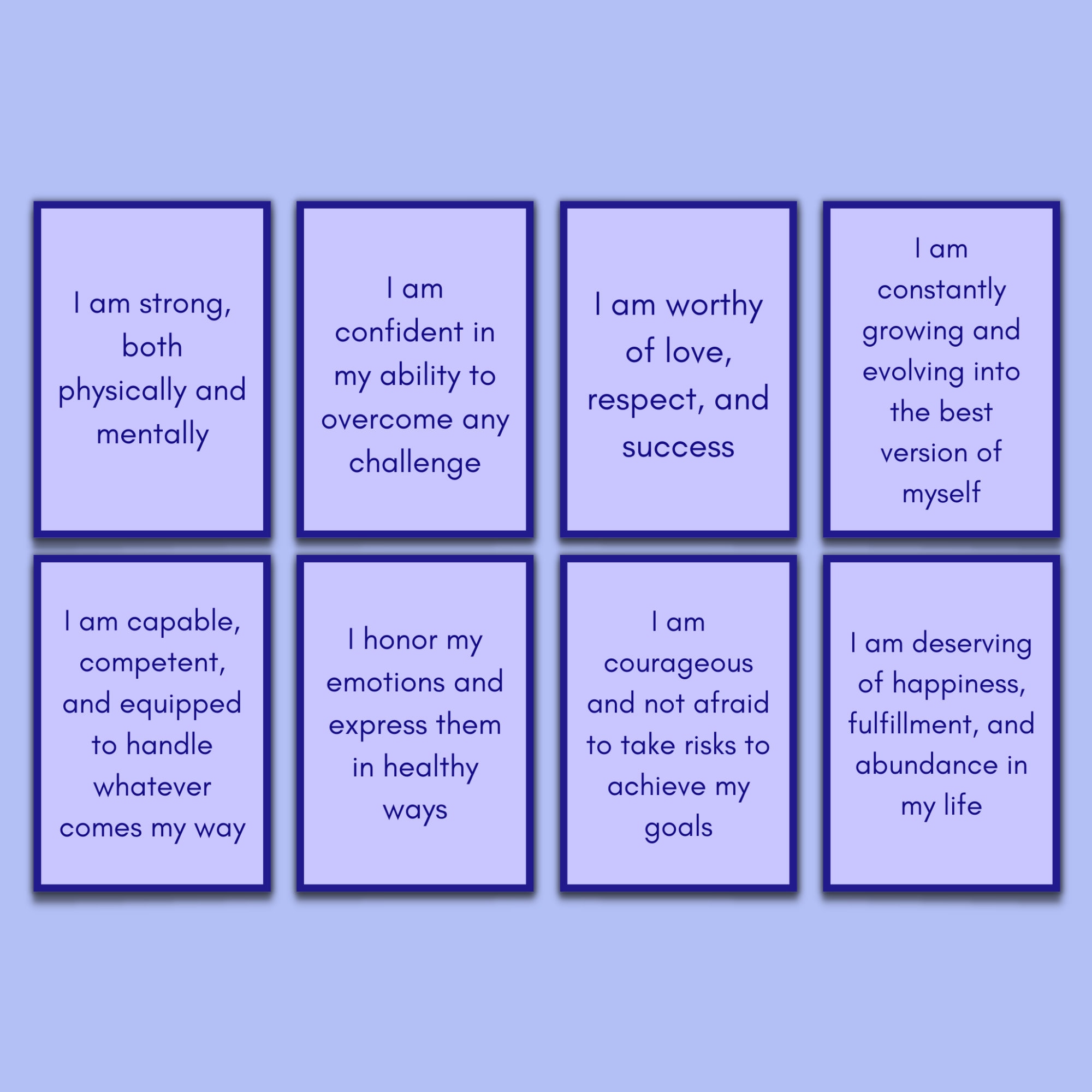 40 Printable Positive Affirmation Cards For Men Positive Quotes