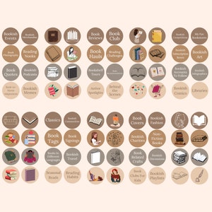Bookish Instagram Highlight Covers, Book IG Icons, Book Lover Gift ...