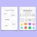 Printable Shapes Worksheets, Preschool Printables for Kids ...