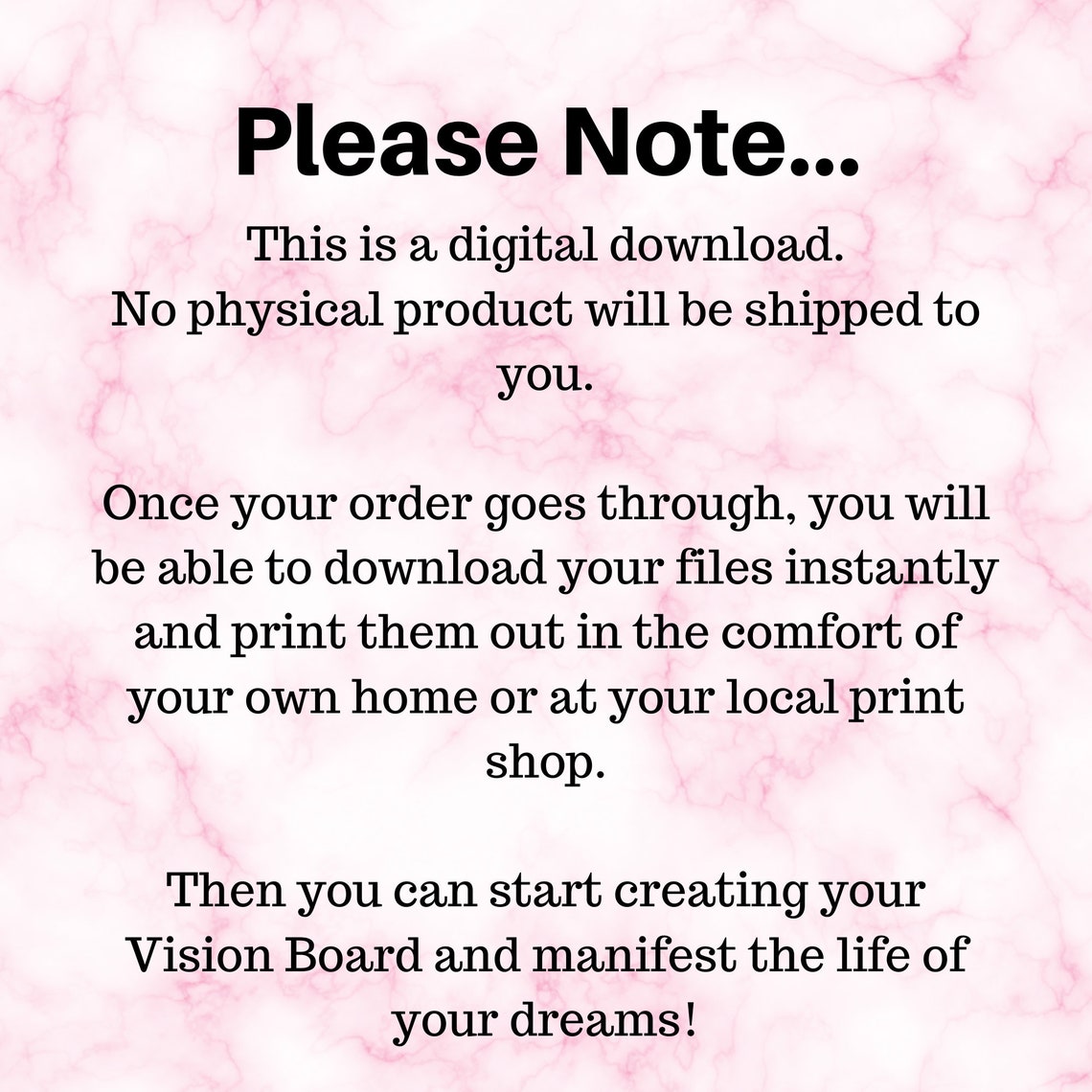 Vision Board Kit Printable Mood Board for Achieving Your - Etsy