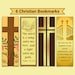 Printable Christian Bookmark Set, Cute Bible Bookmarks, Gift for ...