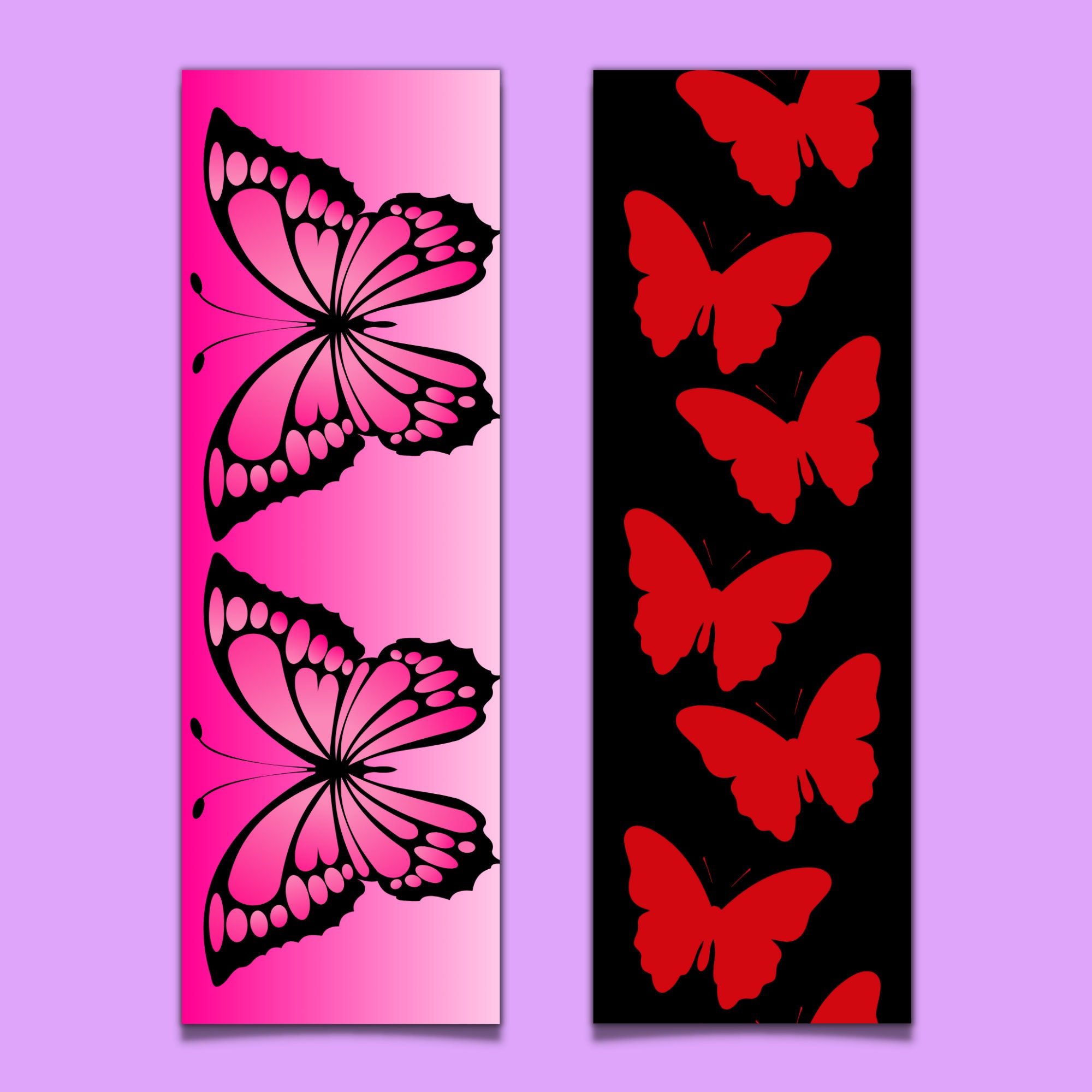 Printable Cute Butterfly Bookmarks, Bookish Bookmarks, Gift for Book ...