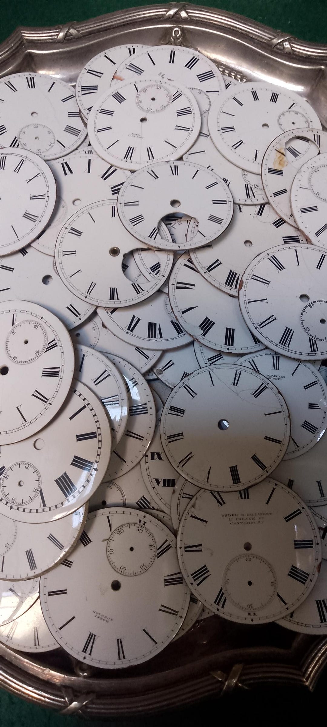 Vintage Pocket Watch Faces - Etsy UK