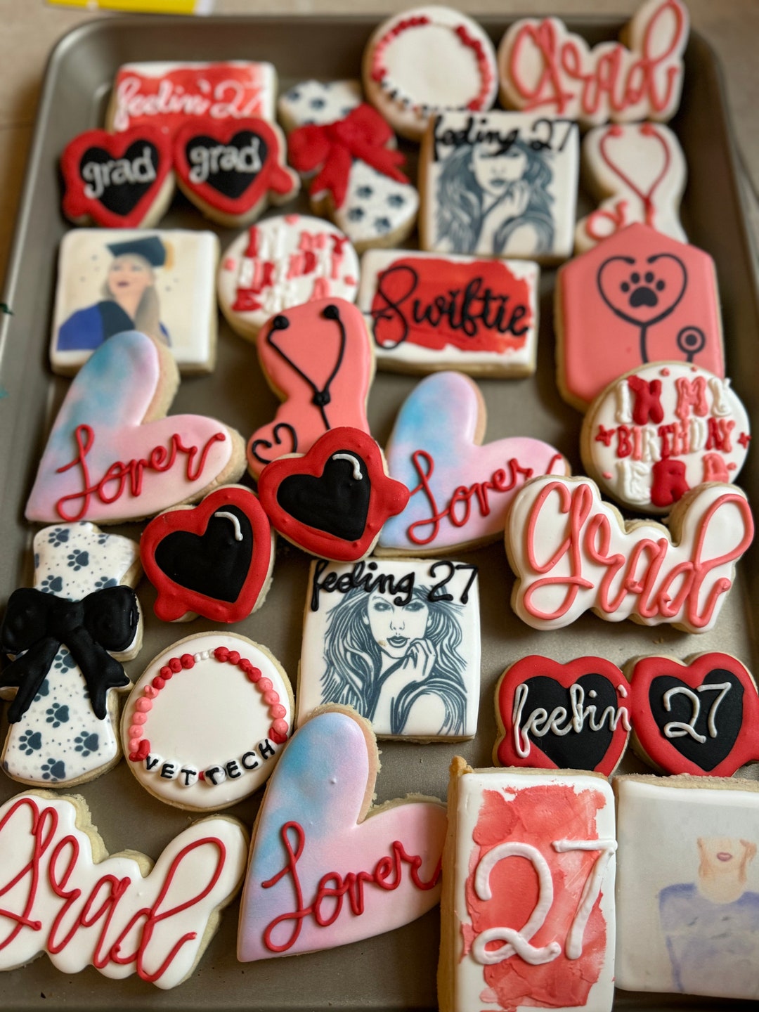 Taylor Swift Sugar Cookies, Taylor Swift Cookies, Taylor Swift Eras ...