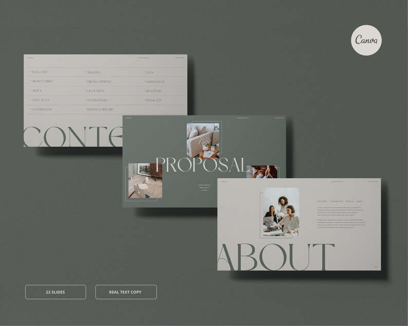 Project Proposal Canva Template - Etsy