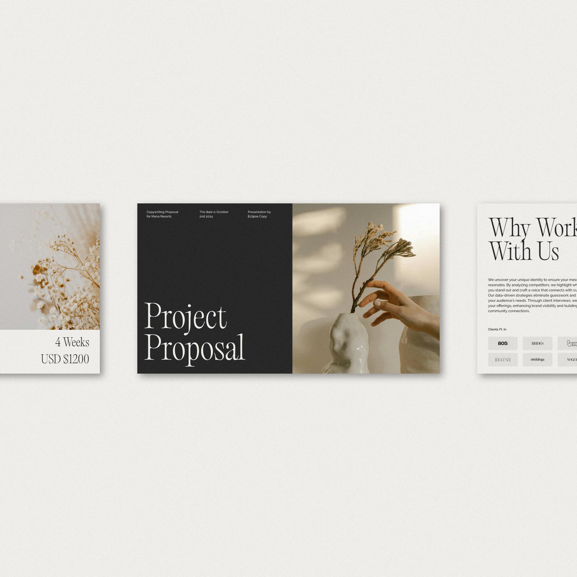 Project Proposal Template • Eclipse Collection - Etsy