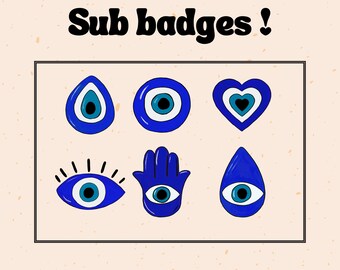 Simple Heart Sub Badges (twitch/youtube/discord | Bit Badges | Twitch ...