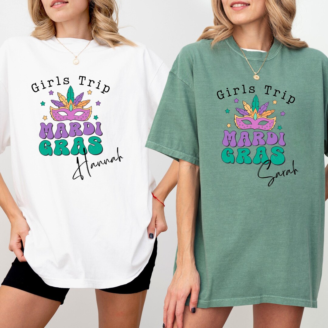 Mardi Gras Girls Trip Shirts Mardi Gras Shirt Fat Tuesday Shirt