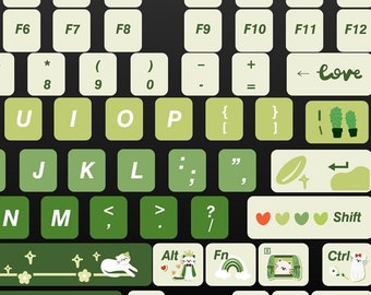 Mechanical Keyboard Sticker PC Vinyl Decals Skin Desktop Keyboard ...