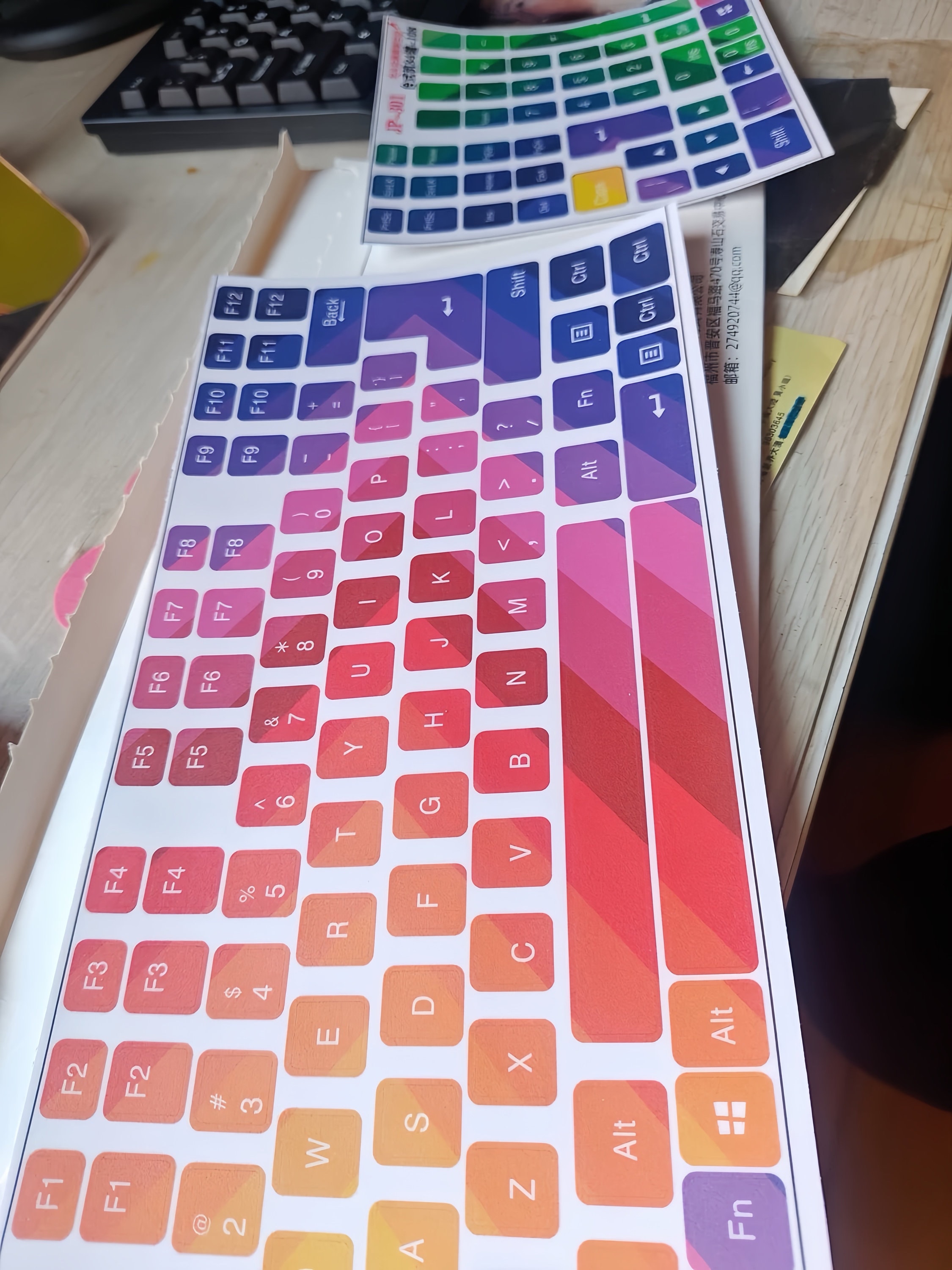 Mechanical Keyboard Sticker PC Vinyl Decals Skin Desktop Keyboard ...