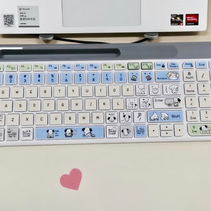Line Dog Mechanical Keyboard Stickers: 3M Vinyl Decals - Etsy