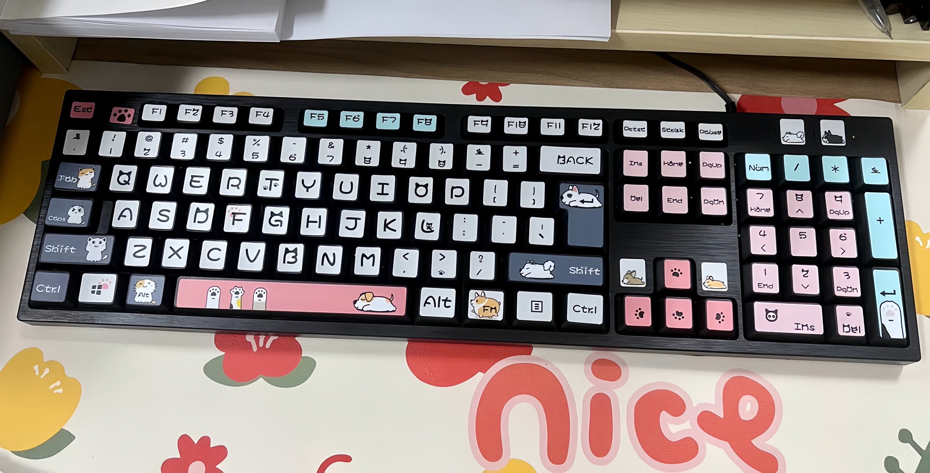 Mechanical Keyboard Sticker PC Vinyl Decals Skin Desktop Keyboard ...