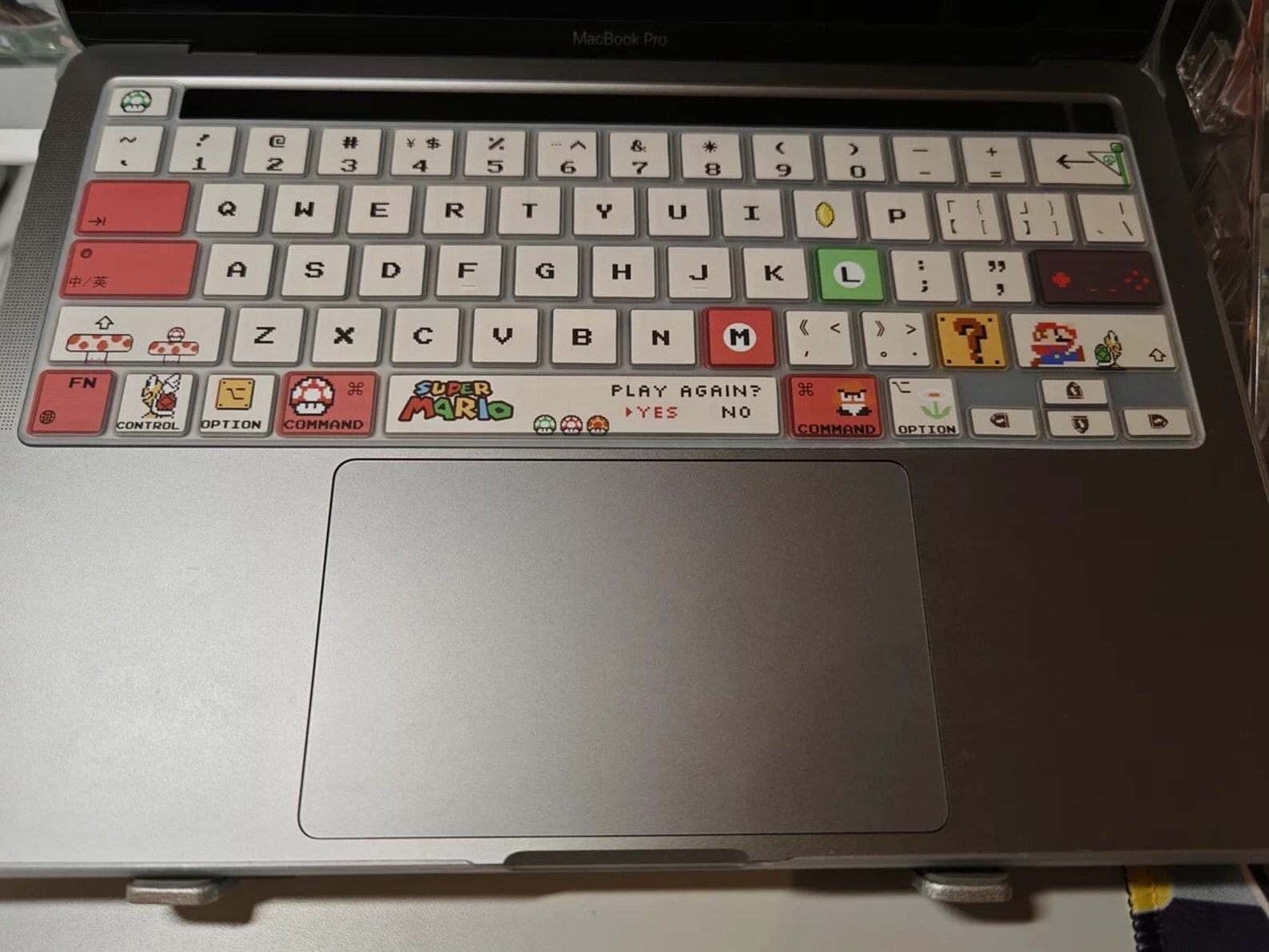 Super Mario MacBook Keyboard Cover: Protective Silicone Skin - Etsy