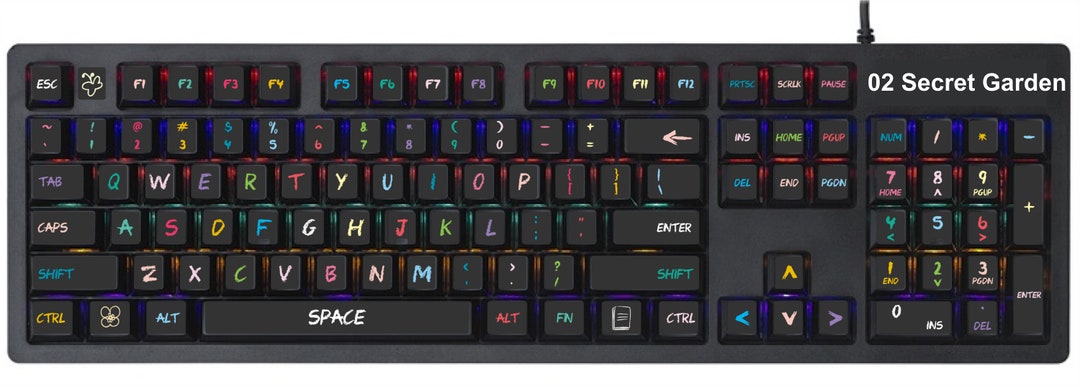 Mechanical Keyboard Sticker | PC Vinyl Decals Skin | Desktop Keyboard ...