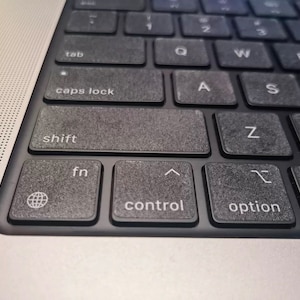 Transparent MacBook Keyboard Stickers | Clear Key's Individual ...