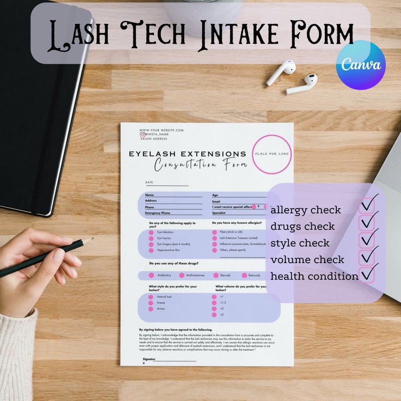 Client Record Chart - Etsy