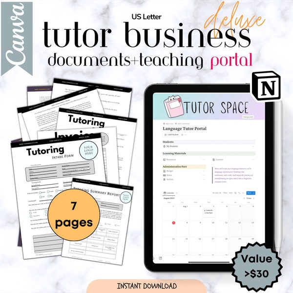 Tutoring Flyer - Etsy