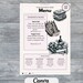 Cafe Menu Template Restaurant Menu Diy Business Menu Template ...