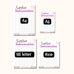 Nail Salon Forms Editable Inventory Management Form Shellac Inventory ...