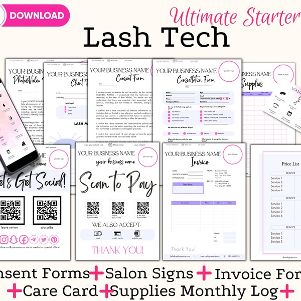 Lash Client Consent - Etsy