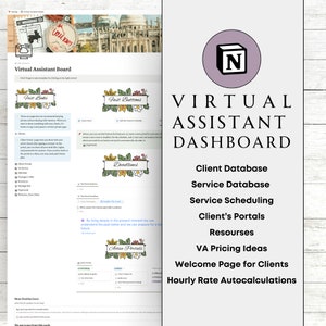 Virtual Assistant Notion Client Portal Customer Support Virtual ...