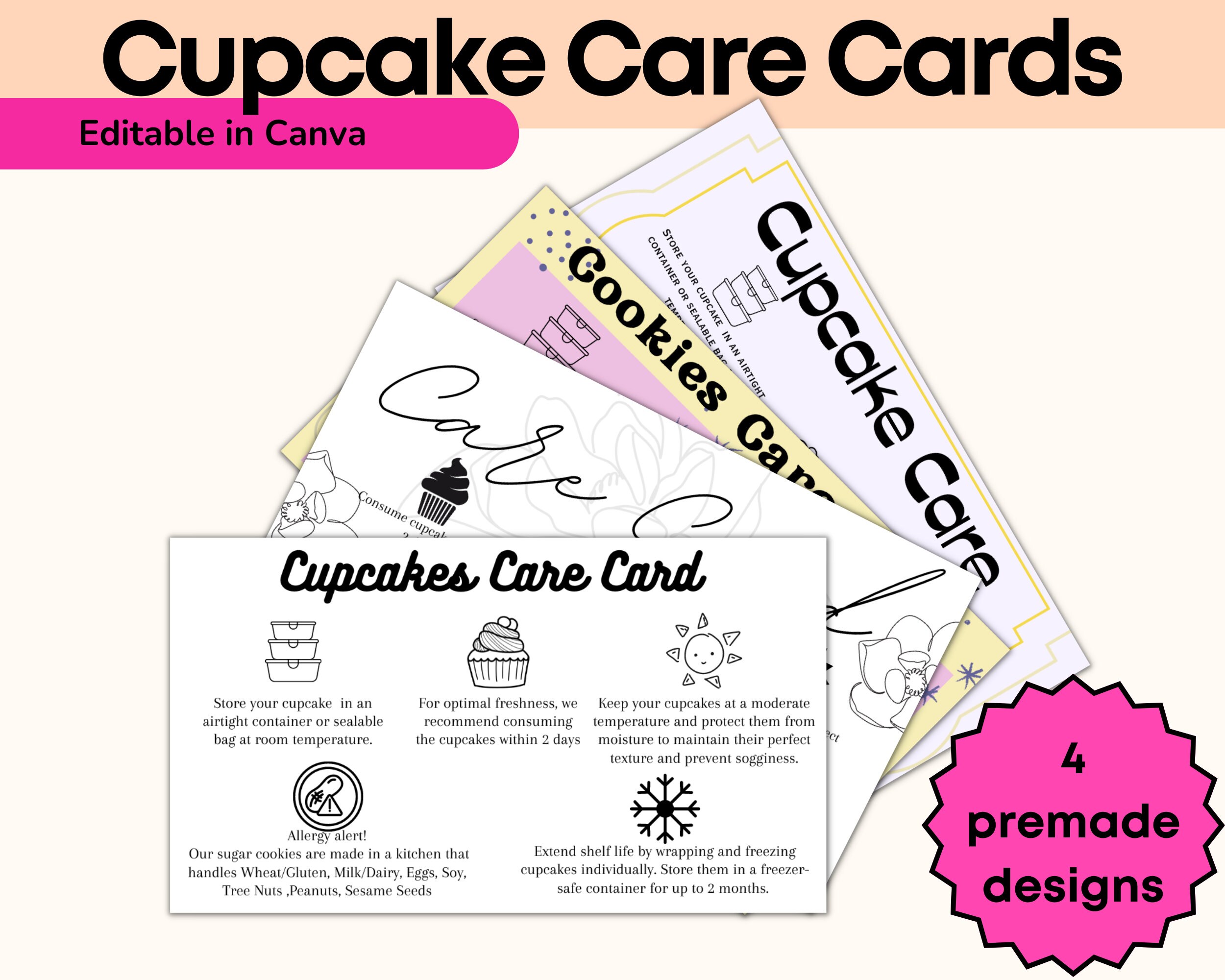 Cupcake Card Outline