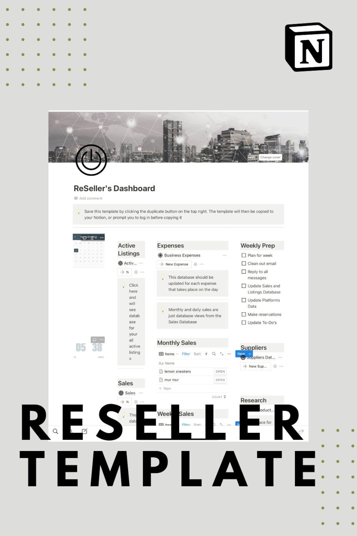Premium Reseller Spreadsheet Poshmark Reseller Tracker Track Inventory ...