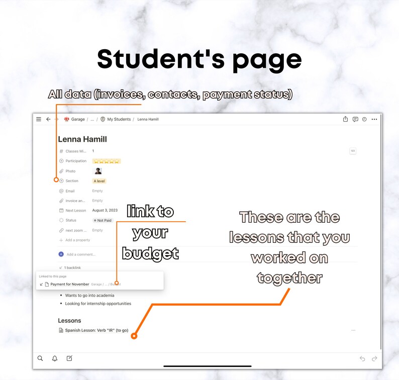 Private Language Tutor Portal Language Tutoring Online Portal Student ...