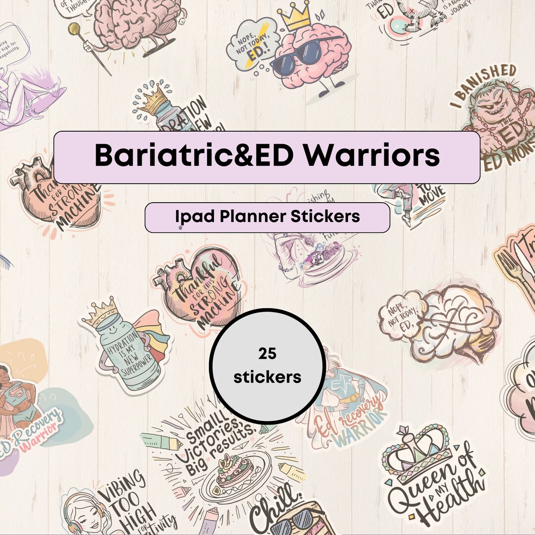 Bariatric Stickers for Goodnotes Success Bariatric Patient Stickers ...