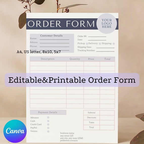 Us Custom Form Template
