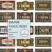 Printable Drink Tokens This Drink on Us Voucher for Event CMYK Drink ...