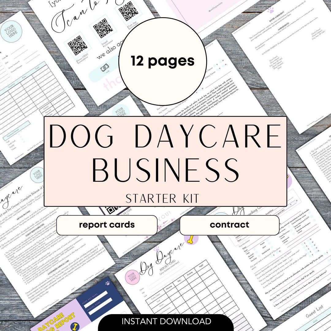Dog Boarding Registration Forms Dog Daycare Onboarding Form Pet Report ...
