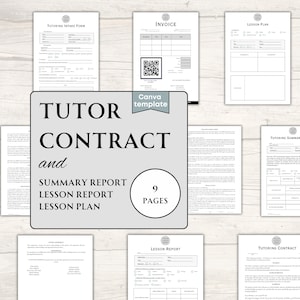 Tutoring Contract 2024 Student Intake Form Tutoring Agreement Online ...