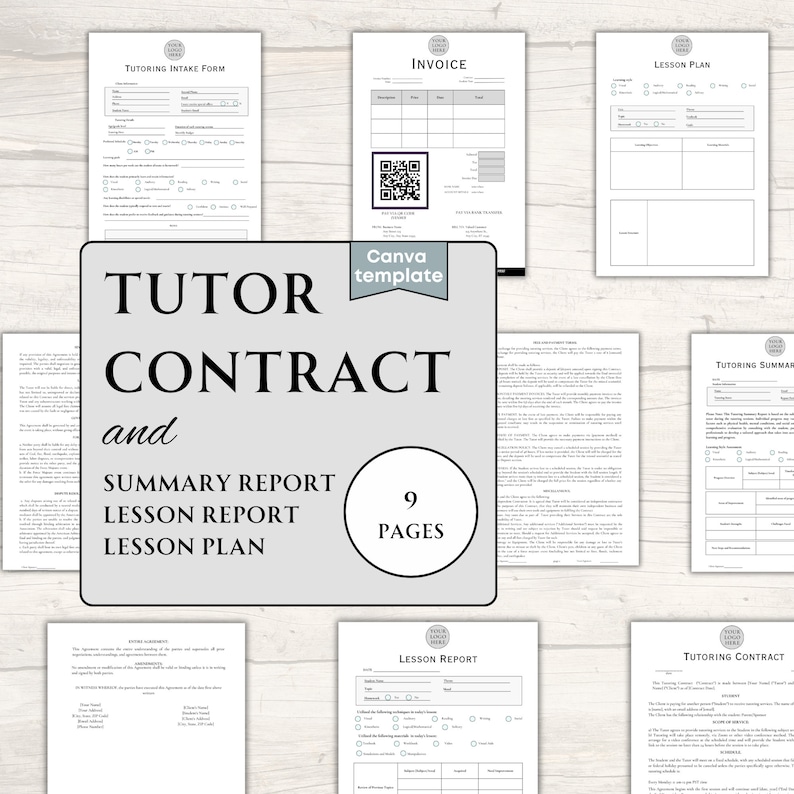 Tutoring Contract 2024 Student Intake Form Tutoring Agreement Online ...