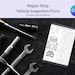 Vehicle Inspection Form Car Checking Repair Shop Intake Form Repair ...